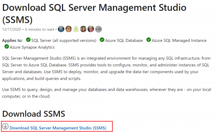 Ssms 2019